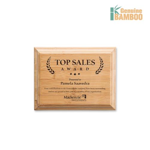 Plaque Awards | Bamboo Engraved Plaque AWP472