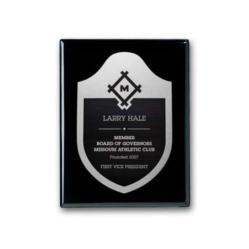 Etch/Antiqued Plaq - Ebony 8402.19-EP | Plaque Awards