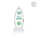 Fortier Full Color Clear on Entwhistle Base Peaks Crystal Award