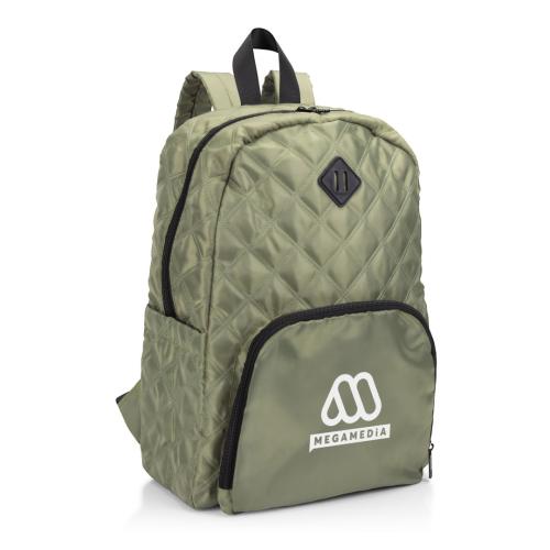 Eiffel Quilted Pattern Backpack B644-GN | Backpacks