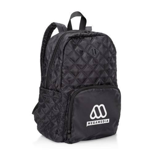 Eiffel Quilted Pattern Backpack B644-GN | Backpacks