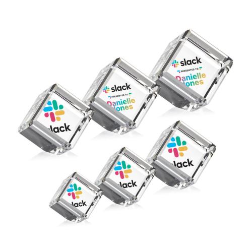 Carlton Cube Full Color Square / Cube Crystal Award