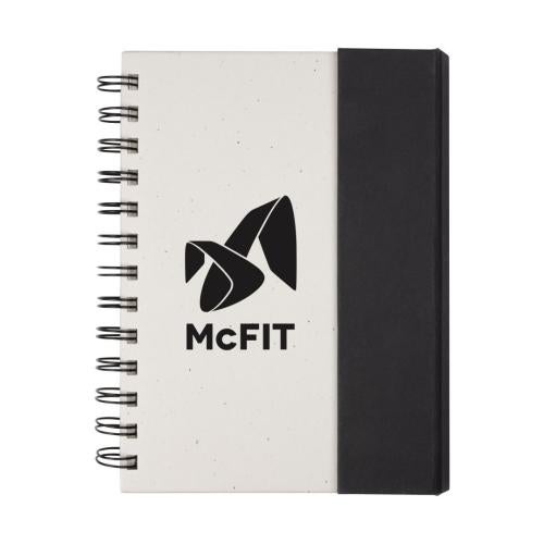 Wormer Spiral Bound Journal w/Sticky Notes & Magnetic Closure